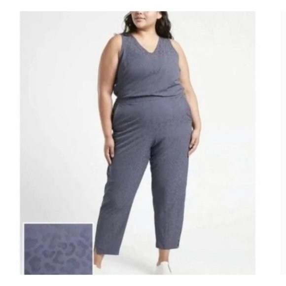 Athleta | Pants & Jumpsuits | Athleta Brooklyn Textured Jumpsuit Plus ...